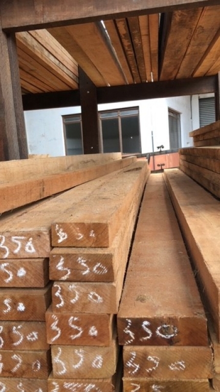 Viga de Madeira Cambará Preço Osasco - Viga Cambará 6 Metros - Beija ...